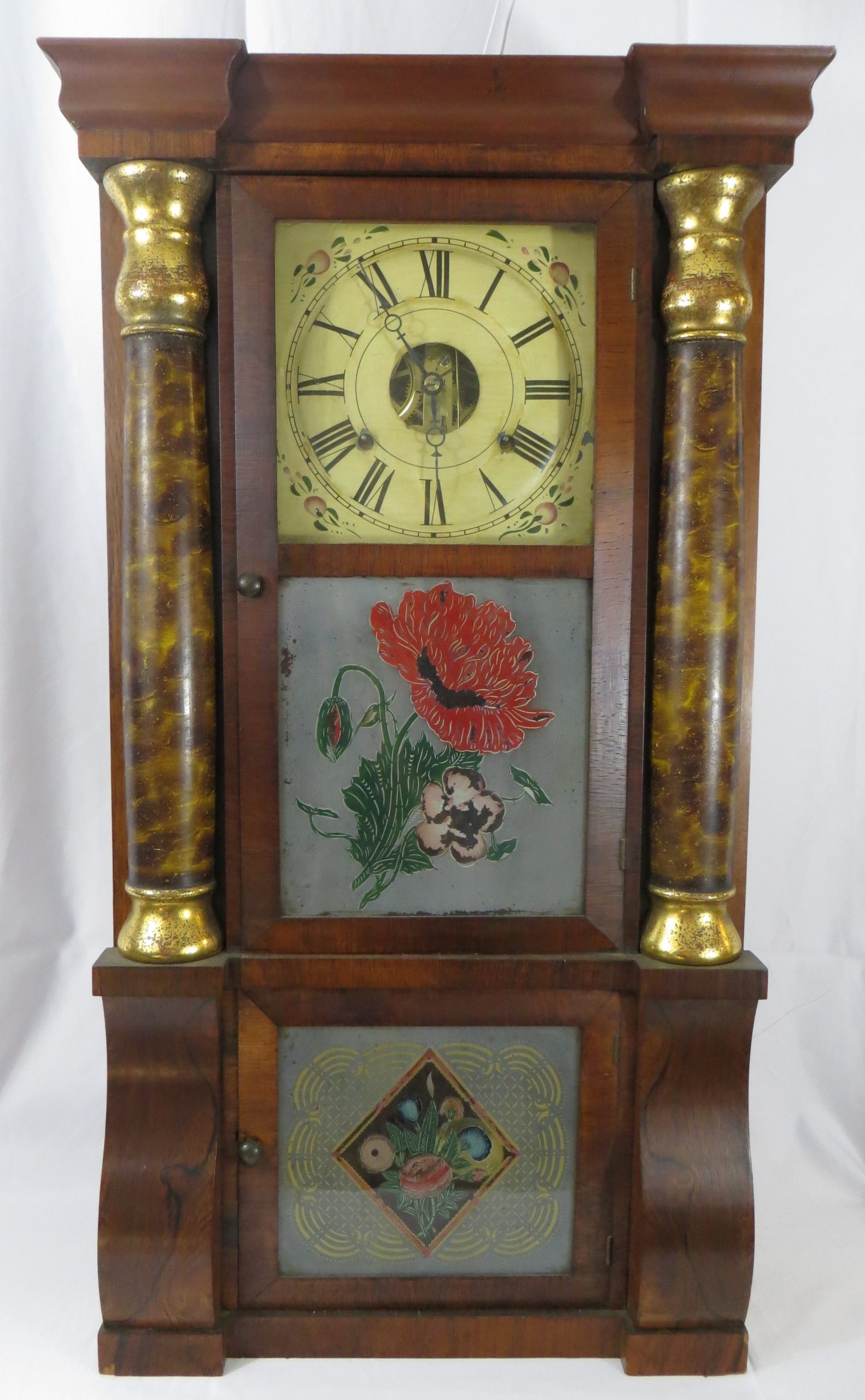 622: Seth Thomas Sleigh Front Mantle Clock – Hills Antique Clocks